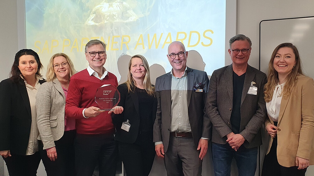 CGI Sverige utnämns till årets SAP-partner | CGI Sverige