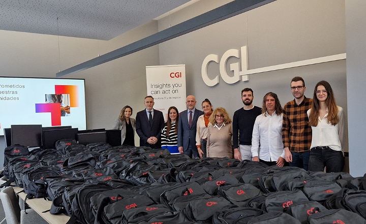 CGI dona cerca de 200 equipos informáticos a centros asociados a FECEVAL y Plena inclusión CV ...