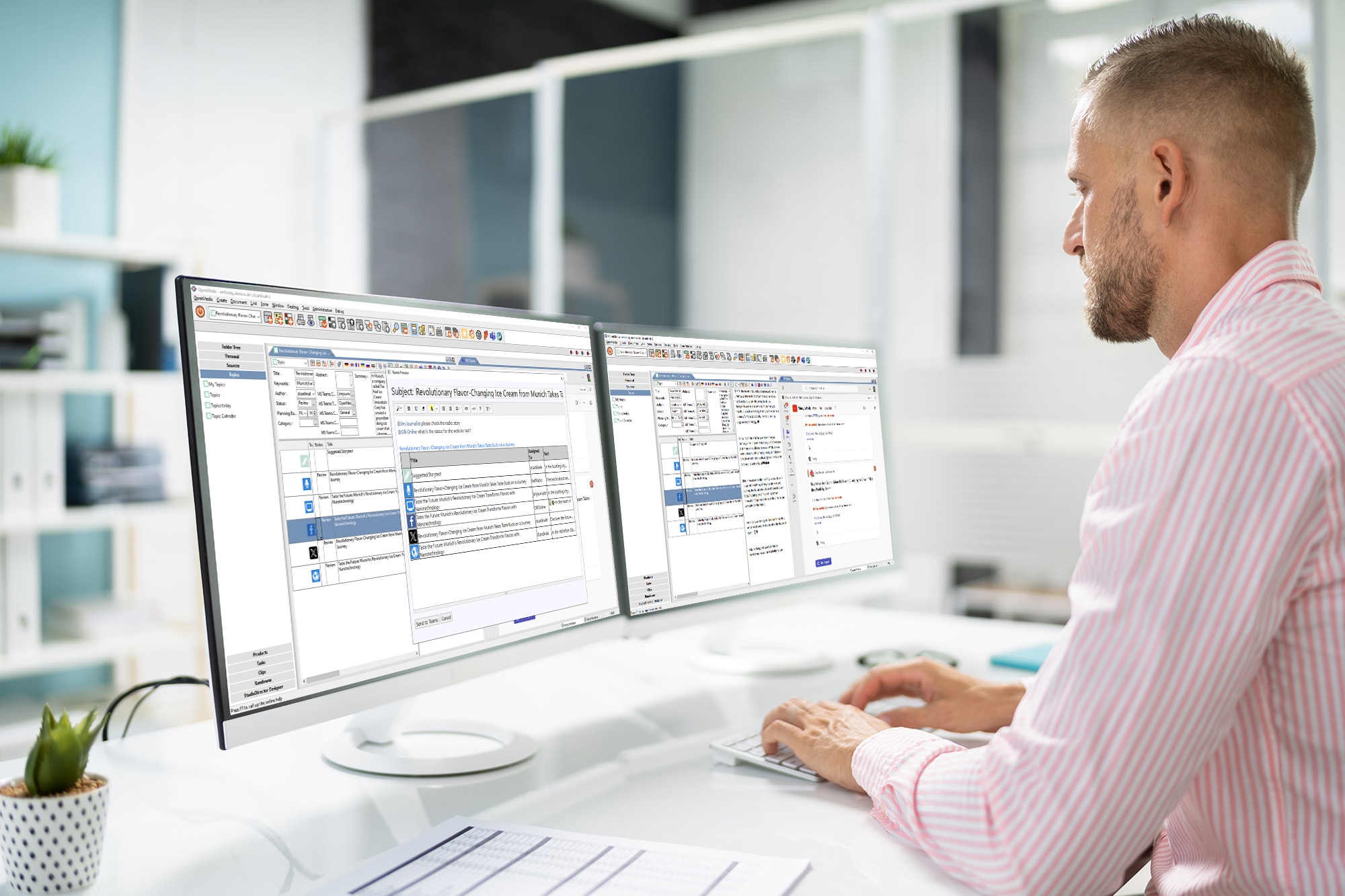Streamlining newsroom communications via Microsoft Teams and OpenMedia ...