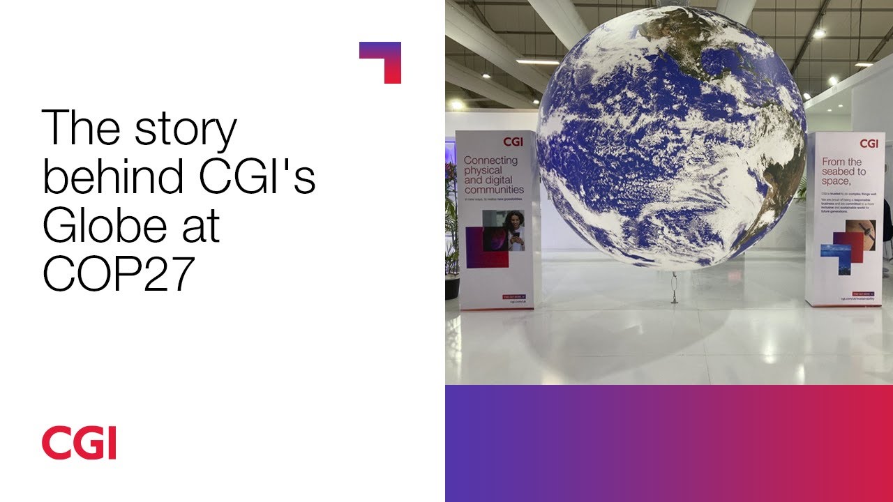The CGI globe at COP27 | CGI UK