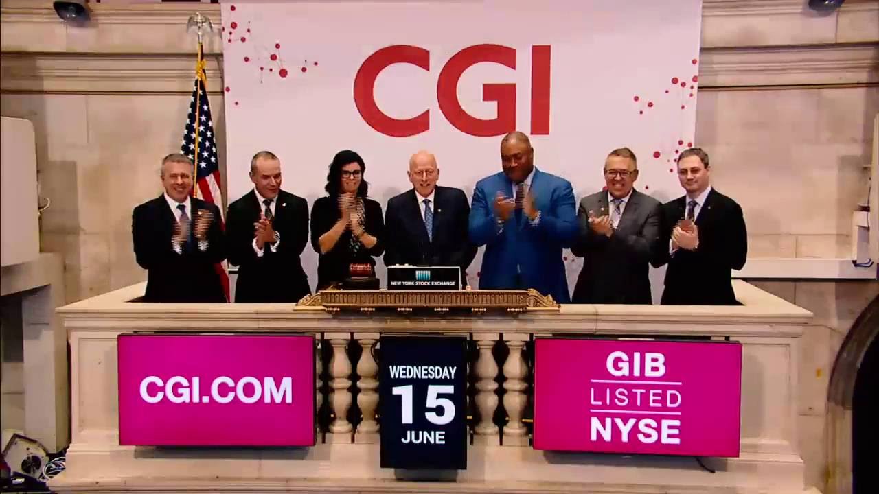 CGI marque son 40e anniversaire en sonnant la cloche de clôture de la ...