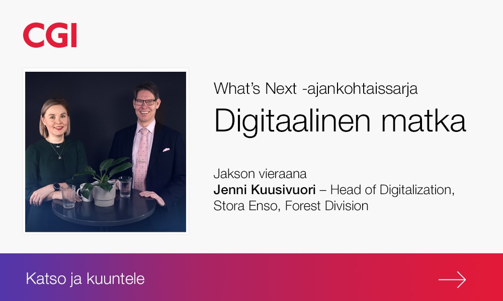 Tasapainoilua liiketoiminnan turvaamisen ja transformaation välillä | CGI FI